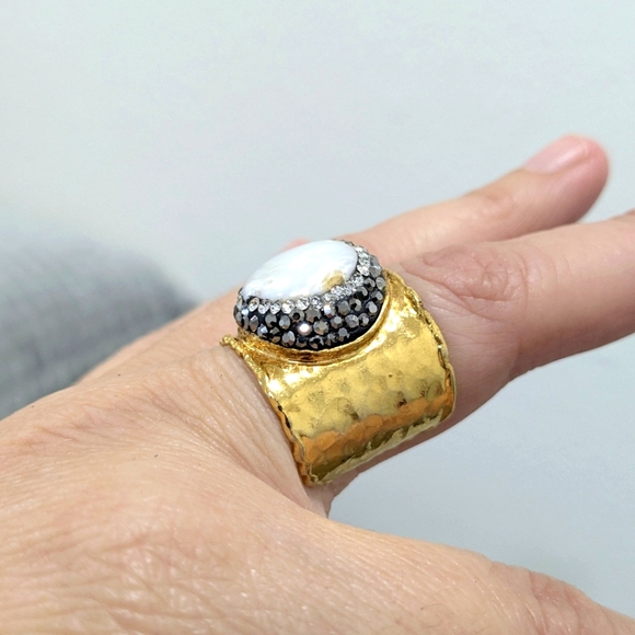Boutique | Jewelry | Turkish Hammer Metal Ring | Poshmark